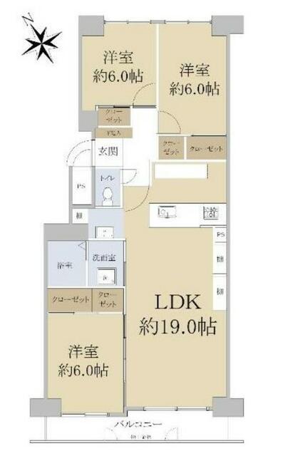 【ハトマークサイト】北海道江別市大麻北町の 3LDK 中古マンション
