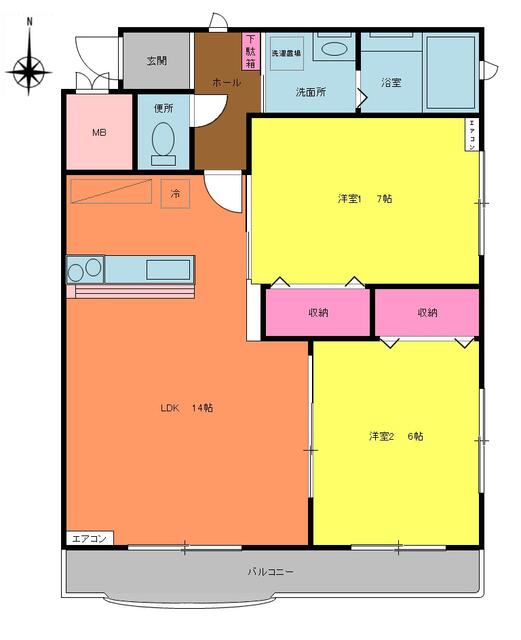【ハトマークサイト】青森県十和田市東二番町の レジデンスリッツ301 2LDK マンション