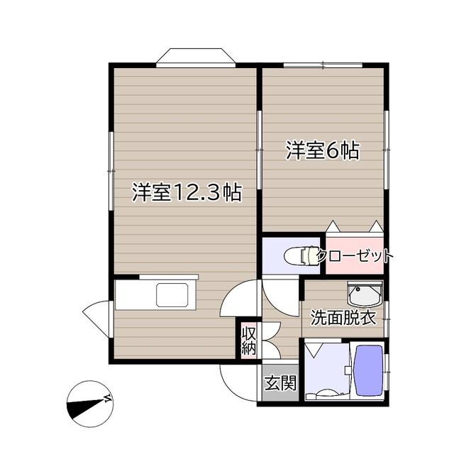 【ハトマークサイト】青森県弘前市大字高田2丁目の サン・クエストB101 1LDK アパート