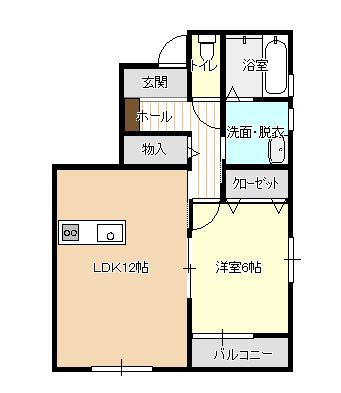 【ハトマークサイト】宮城県気仙沼市後九条の ウィステリアハイツB棟101 1LDK アパート