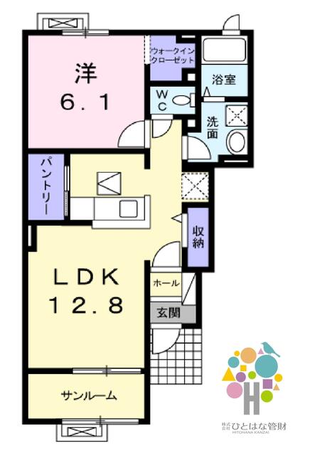【ハトマークサイト】宮城県気仙沼市岩月宝ヶ沢の セイバリーイーグルTWO102 1LDK アパート