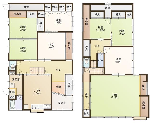 【ハトマークサイト】秋田県由利本荘市新組町の 新組町中古住宅 8LDK 中古一戸建