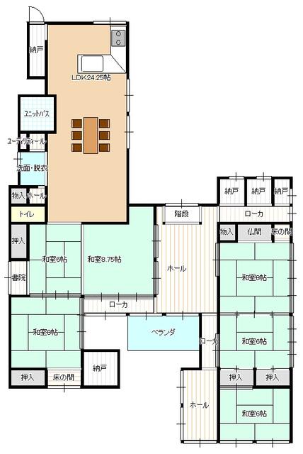 【ハトマークサイト】山形県村山市楯岡楯の 6LDK 中古一戸建