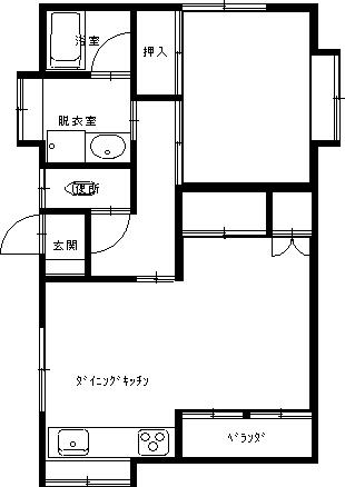 【ハトマークサイト】福島県会津若松市一箕町大字八幡字墓料の モンシャドミールA棟101 1LDK アパート