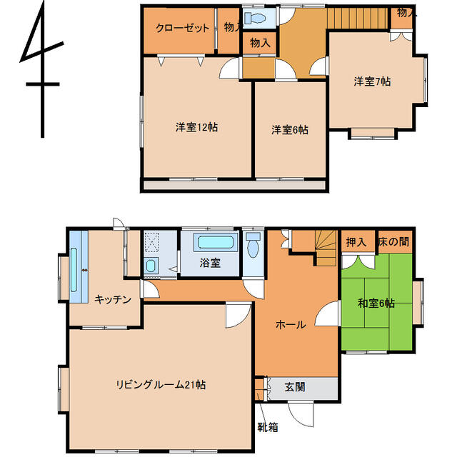【ハトマークサイト】茨城県水戸市元吉田町の 4LDK 中古一戸建