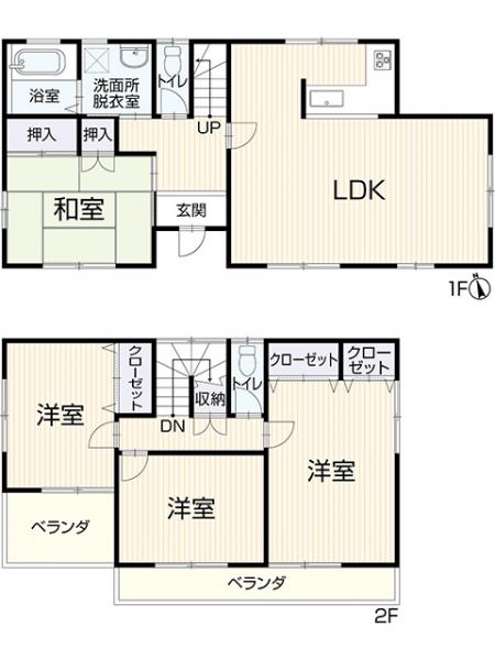 【ハトマークサイト】栃木県下野市上大領の 下野市上大領263－36 4LDK 中古一戸建