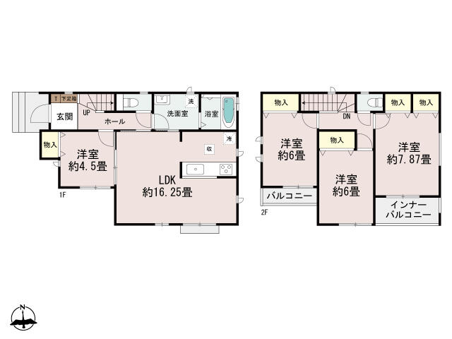 【ハトマークサイト】群馬県前橋市天川大島町2丁目の 4LDK 新築一戸建