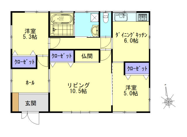 【ハトマークサイト】群馬県邑楽郡大泉町丘山の 大泉町丘山中古一戸建住宅 2LDK 中古一戸建