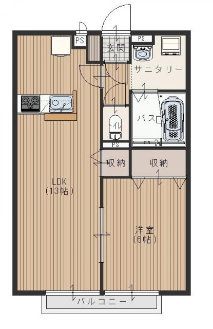 【ハトマークサイト】埼玉県飯能市大字双柳の コンフォート飯能B 101 1LDK アパート
