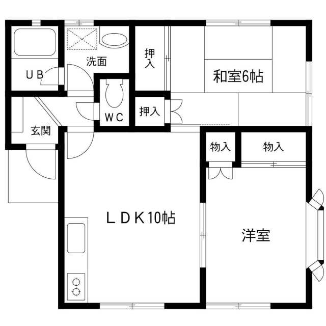 【ハトマークサイト】埼玉県川口市戸塚東2丁目の グリーンピア102 2LDK アパート