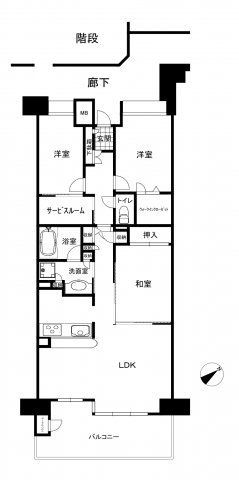 【ハトマークサイト群馬】埼玉県熊谷市籠原南1丁目の ハミーユ籠原南口 502 2SLDK 中古マンション