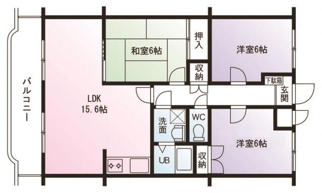 【ハトマークサイト】埼玉県川口市北原台2丁目の 春花園参番館302 3LDK マンション
