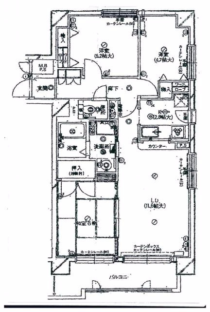 【ハトマークサイト】北海道札幌市中央区南十六条西9丁目の 朝日プラザ南16条 705 3LDK マンション