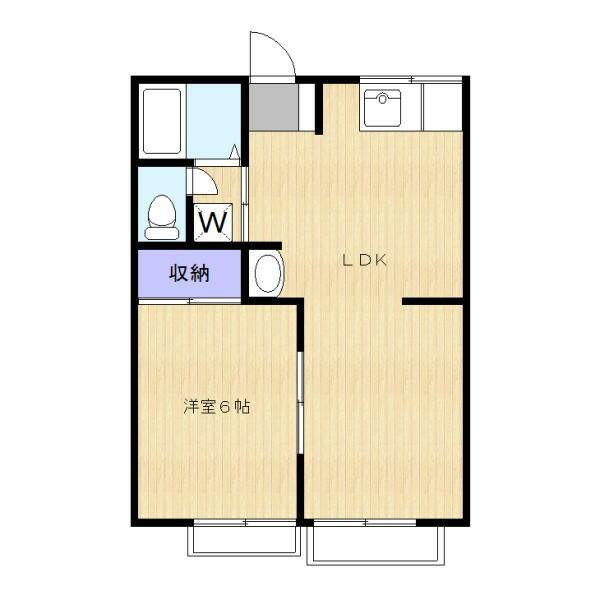 【ハトマークサイト】埼玉県所沢市けやき台1丁目の リラハイツB棟101 1LDK アパート