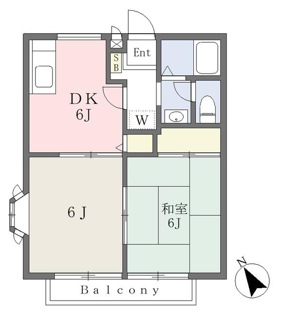 【ハトマークサイト】埼玉県入間市高倉2丁目の サニーヒル203 2DK アパート