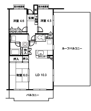 【ハトマークサイト】埼玉県富士見市ふじみ野西3丁目の カステル・ヴェルヌーブ402 3LDK マンション