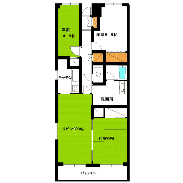 【ハトマークサイト】千葉県柏市あけぼの2丁目の メイツ柏 B-601 3LDK マンション