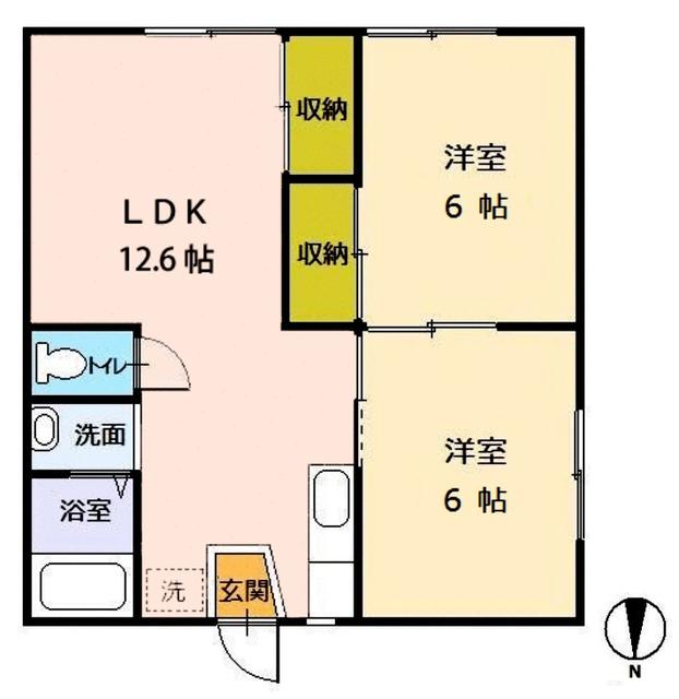 【ハトマークサイト】千葉県佐倉市中志津1丁目の さくらスカイハイツ102 2LDK アパート