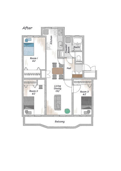 【ハトマークサイト宮崎】千葉県習志野市秋津2丁目の 秋津第二団地3号棟 406 3LDK 中古マンション