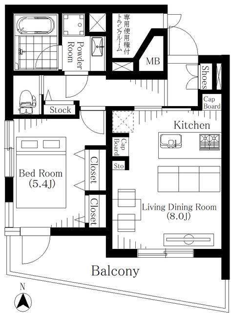 【ハトマークサイト】東京都中野区弥生町4丁目の カーサ・デ・セビーア弥生302 1LDK 中古マンション