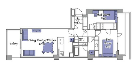 【ハトマークサイト】東京都渋谷区鶯谷町の センチュリーフォレスト204 2LDK マンション