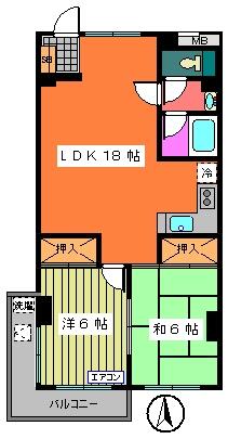 【ハトマークサイト】東京都江戸川区中葛西1丁目の プライムホームズ 302 2LDK マンション