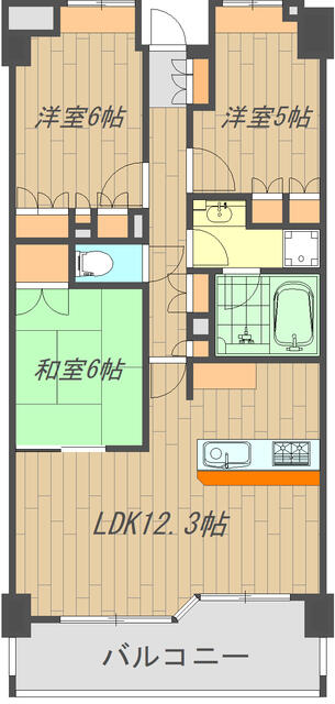 【ハトマークサイト愛知】千葉県柏市旭町2丁目の イクシア柏 2F 3LDK 中古マンション