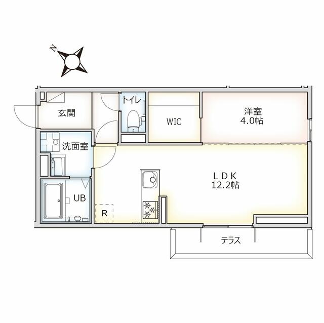 【ハトマークサイト】東京都昭島市武蔵野2丁目の アヴニールルーチェ301 1LDK アパート