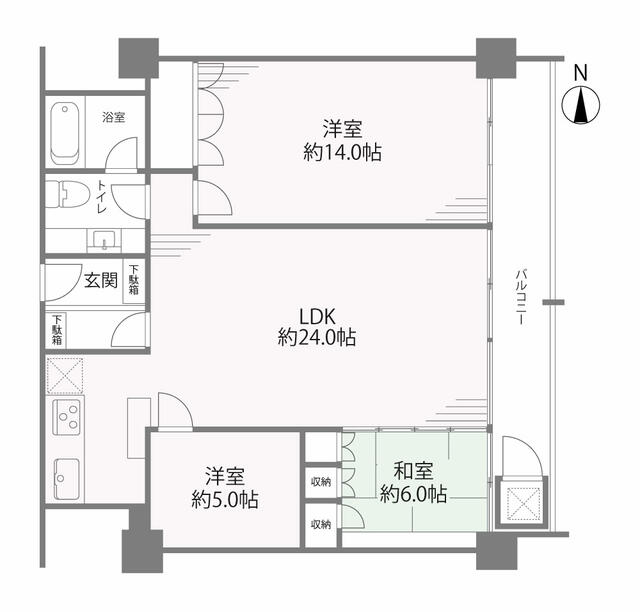 【ハトマークサイト】東京都中野区中野5丁目の コープブロードウェイ 3LDK 中古マンション