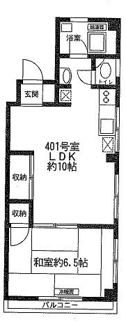 【ハトマークサイト】東京都台東区清川1丁目の 鈴木ビル301 1LDK マンション