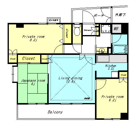【ハトマークサイト】東京都杉並区和泉2丁目の プラムイレブン301 3LDK マンション