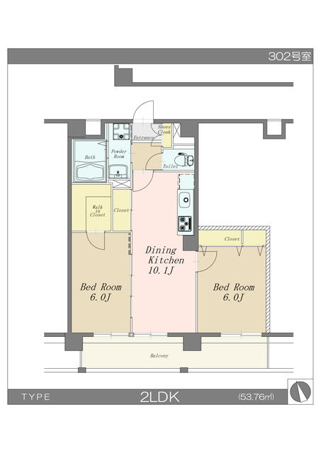 【ハトマークサイト】東京都板橋区前野町1丁目の アルタときわ台302 2LDK マンション