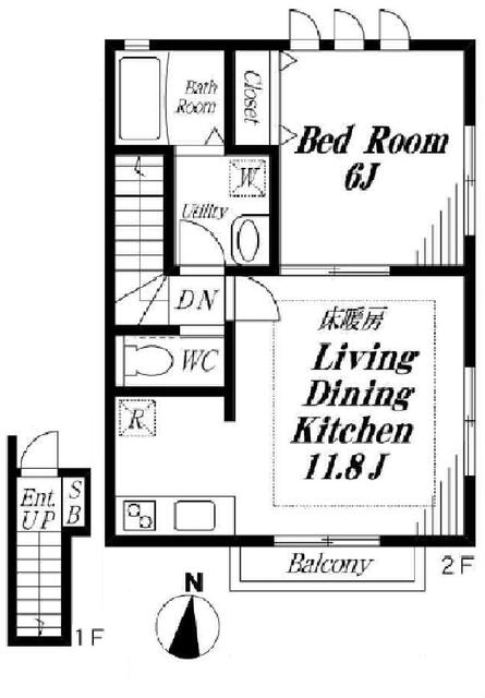 【ハトマークサイト】東京都目黒区八雲2丁目の Eagle八雲202 1LDK アパート