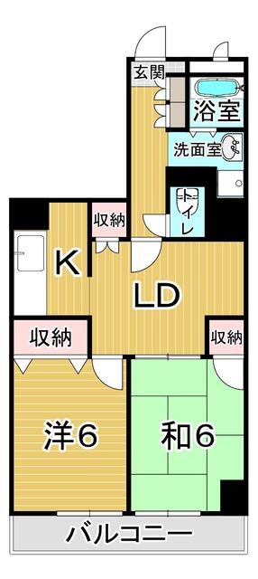 【ハトマークサイト】東京都江戸川区船堀3丁目の レガティーコーポ502 2LDK マンション