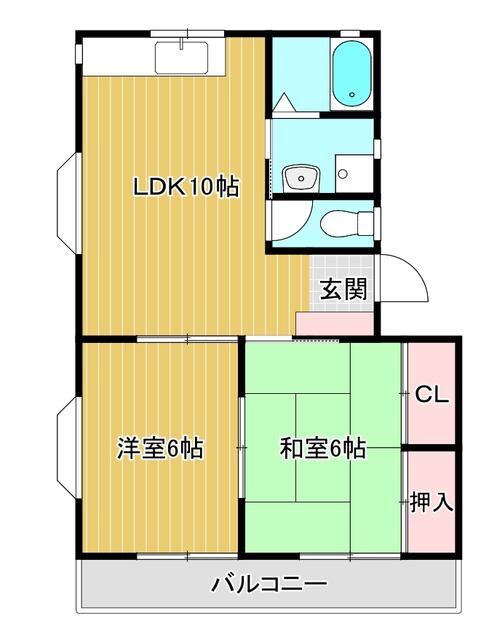 【ハトさん（ハトマーク東京不動産）】東京都福生市大字熊川の アルテバール102 2LDK アパート