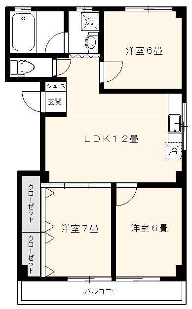 【ハトさん（ハトマーク東京不動産）】東京都大田区大森北3丁目の モアライフ大森3F 3LDK マンション