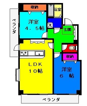 【ハトマークサイト】東京都世田谷区上馬4丁目の 上馬4丁目マンション302 2LDK マンション
