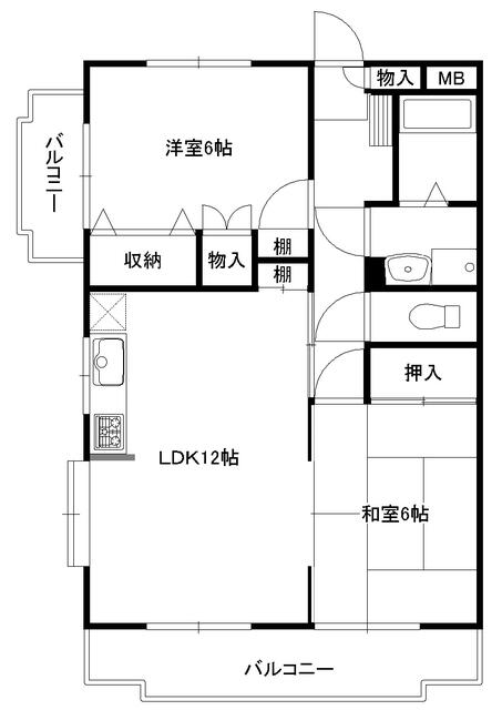 【ハトマークサイト】東京都羽村市羽中1丁目の KTD羽村201 2LDK マンション