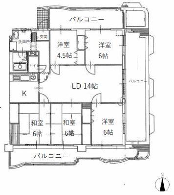 【ハトマークサイト】東京都練馬区関町北5丁目の ベルクラント503 5LDK マンション