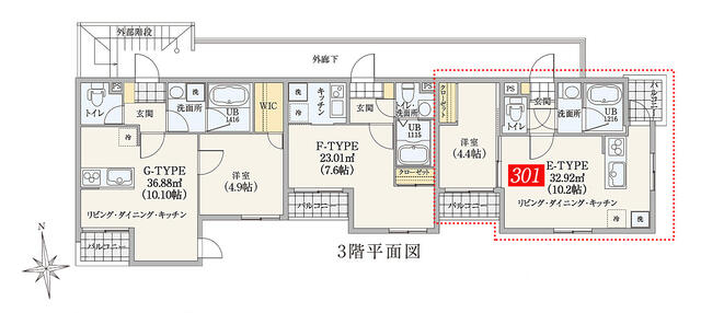 【ハトマークサイト】東京都中野区中野3丁目の 1LDK マンション