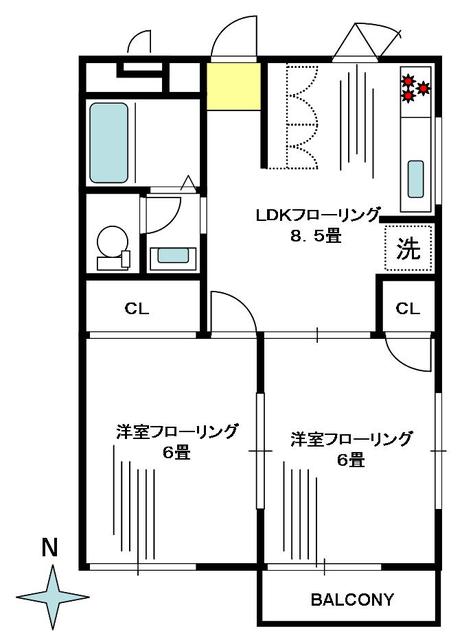 【ハトマークサイト】東京都杉並区阿佐谷北5丁目の アーバンハイツ203 2LDK アパート