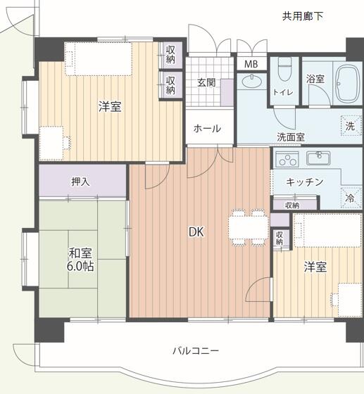 【ハトマークサイト】神奈川県横浜市保土ケ谷区霞台の アート・フル保土ヶ谷302 3LDK マンション