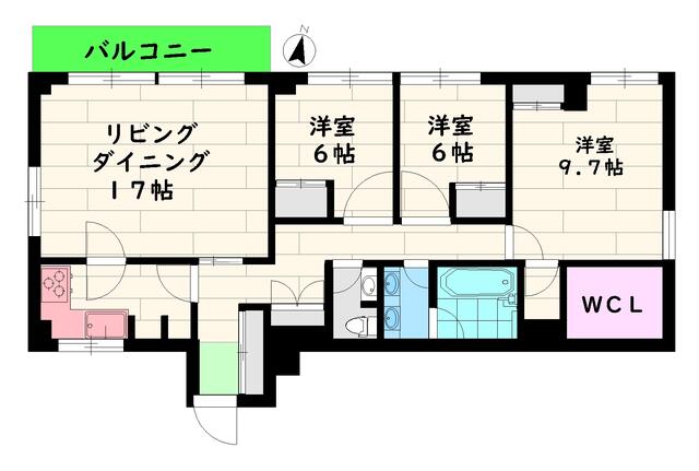 【ハトマークサイト】東京都品川区上大崎3丁目の アーケディアヒルズ201 3LDK マンション