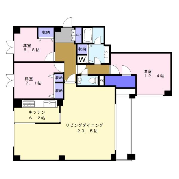 【ハトマークサイト】東京都港区南麻布1丁目の 有栖川イースト502 3LDK マンション