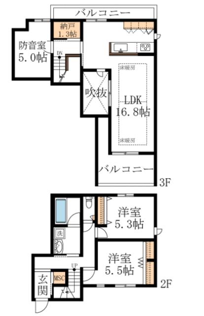 【ハトマークサイト】東京都品川区西品川3丁目の （仮称）西品川3丁目メゾン203 3LDK マンション