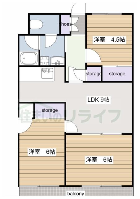 【ハトマークサイト】埼玉県入間市大字仏子の 3LDK マンション