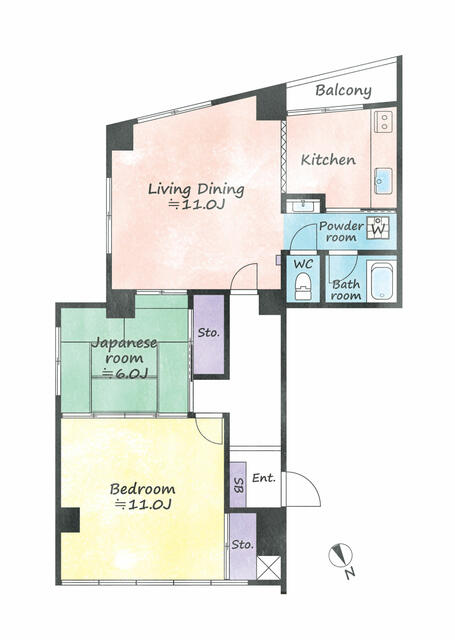 【ハトマークサイト】東京都文京区湯島3丁目の 第一天神ビル 502 2LDK マンション
