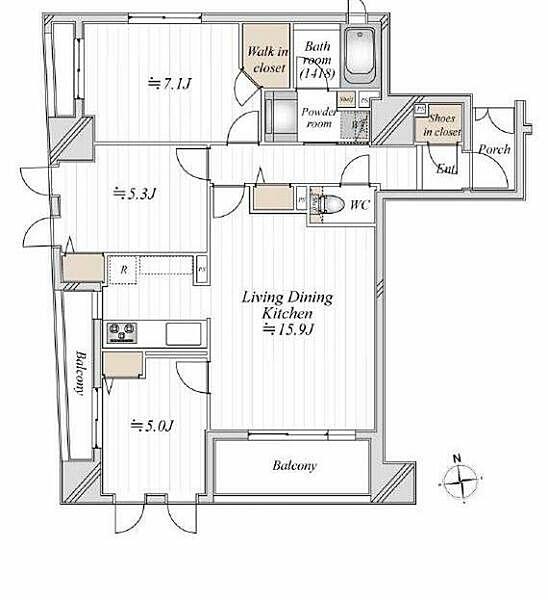 【ハトマークサイト】東京都台東区東上野6丁目の アスコットパーク上野3 3LDK マンション