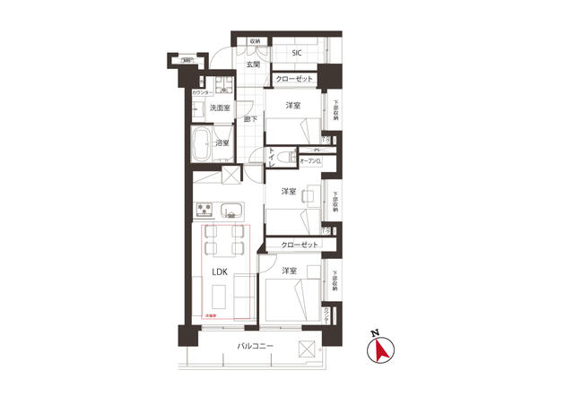 【ハトマークサイト】東京都中央区湊3丁目の メロディーハイム銀座東1202 3LDK 中古マンション