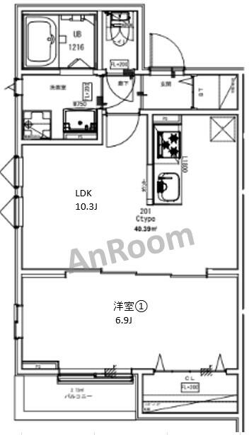 【ハトマークサイト】神奈川県横浜市西区東ケ丘の イーストヒル野毛山301 1LDK アパート